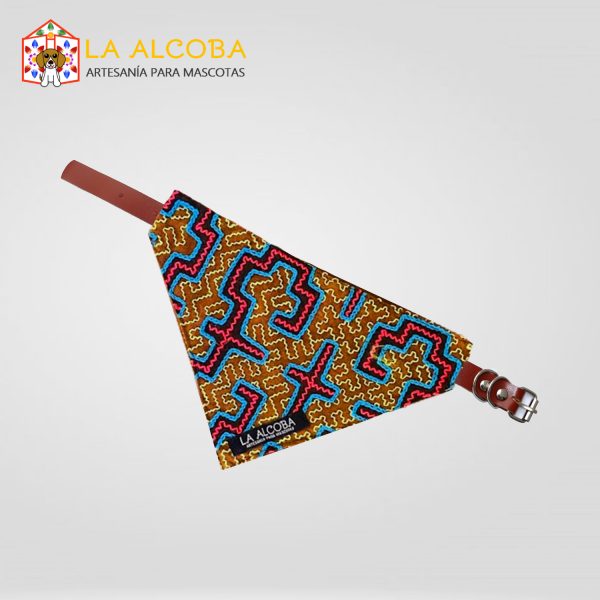 BANDANA SHIPIBO KONIBO LATTE MOD1 – La Alcoba – Artesanía para mascotas